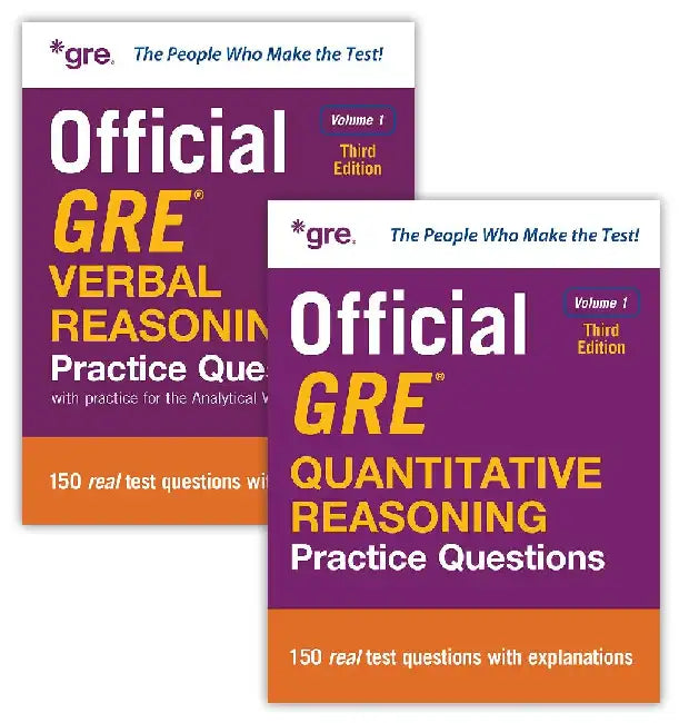 Official GRE Value Combo, Third Edition (9781264530038) by Educational ...
