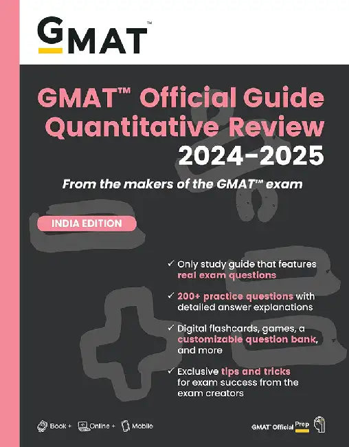 GMAT Official Guide Quantitative Review 2024-2025: Book + Online ...