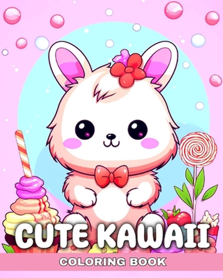 Cute Kawaii Coloring Book: Kawaii Coloring Pages for Kids and Adults ...